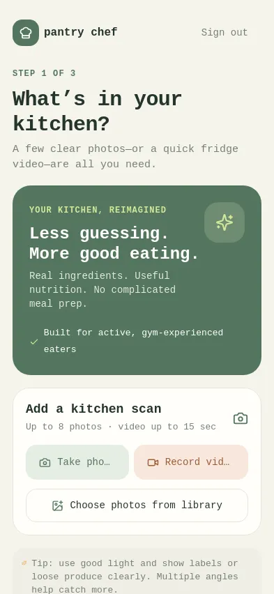 Smart Pantry Chef