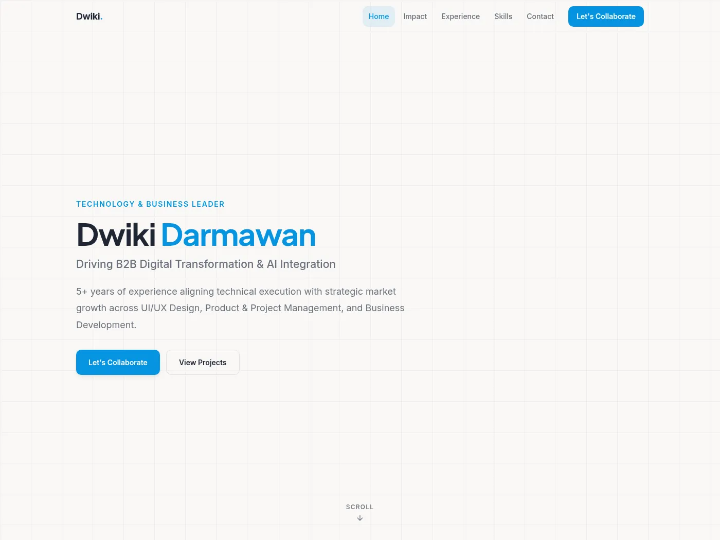 Dwiki Darmawan Portfolio