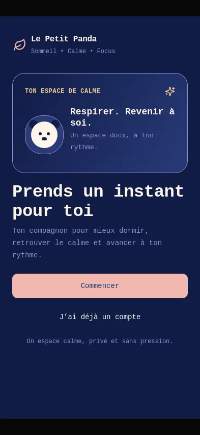 Petit Panda Socle Mobile