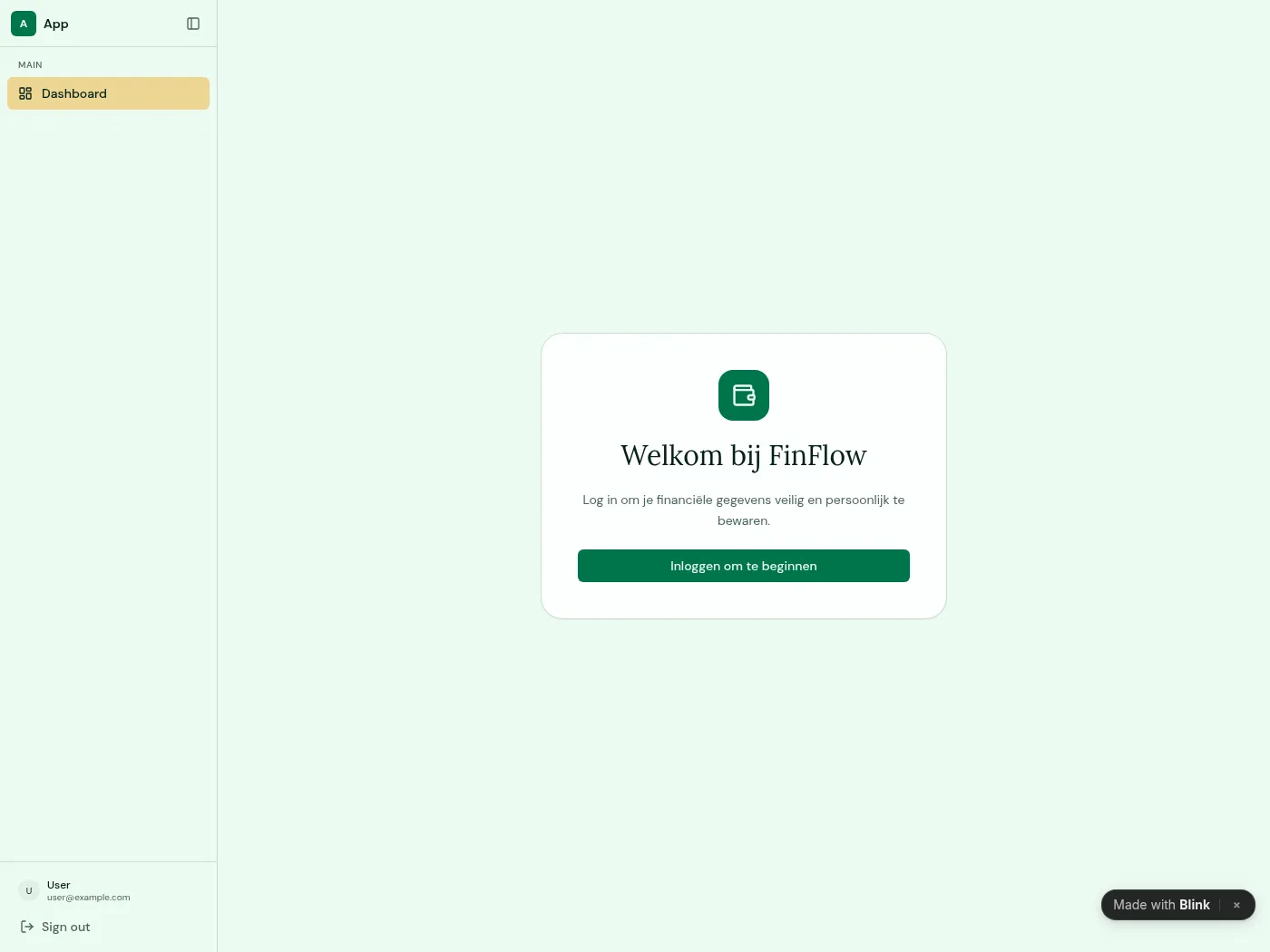 FinFlow Budget Tracker
