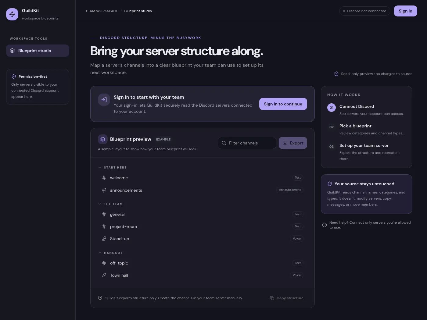 Discord Server Cloner