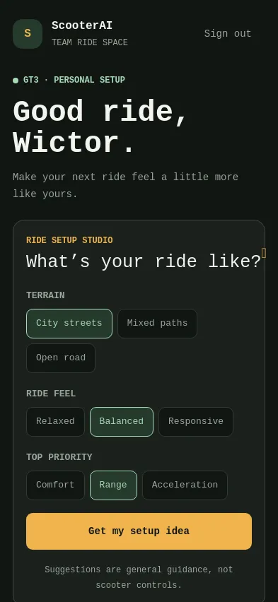 ScooterAI Companion