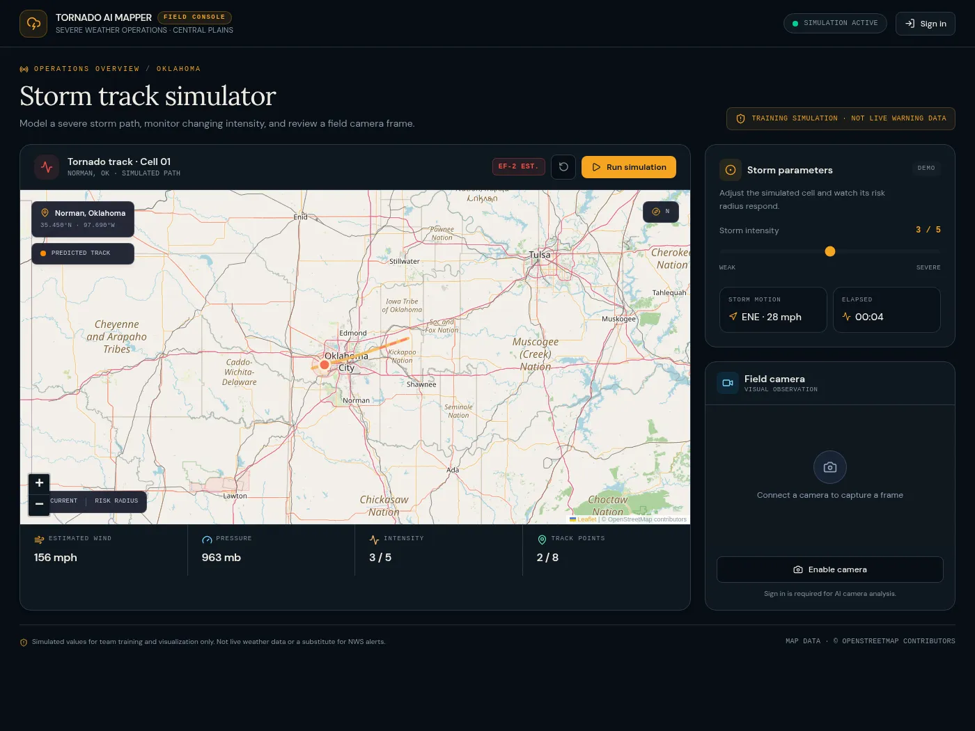 Tornado AI Mapper