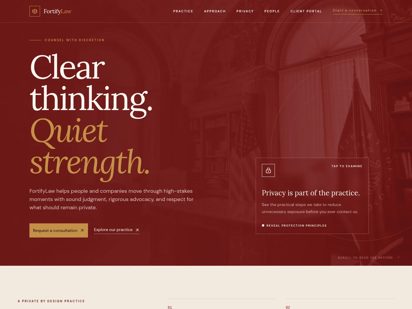 FortifyLaw Website