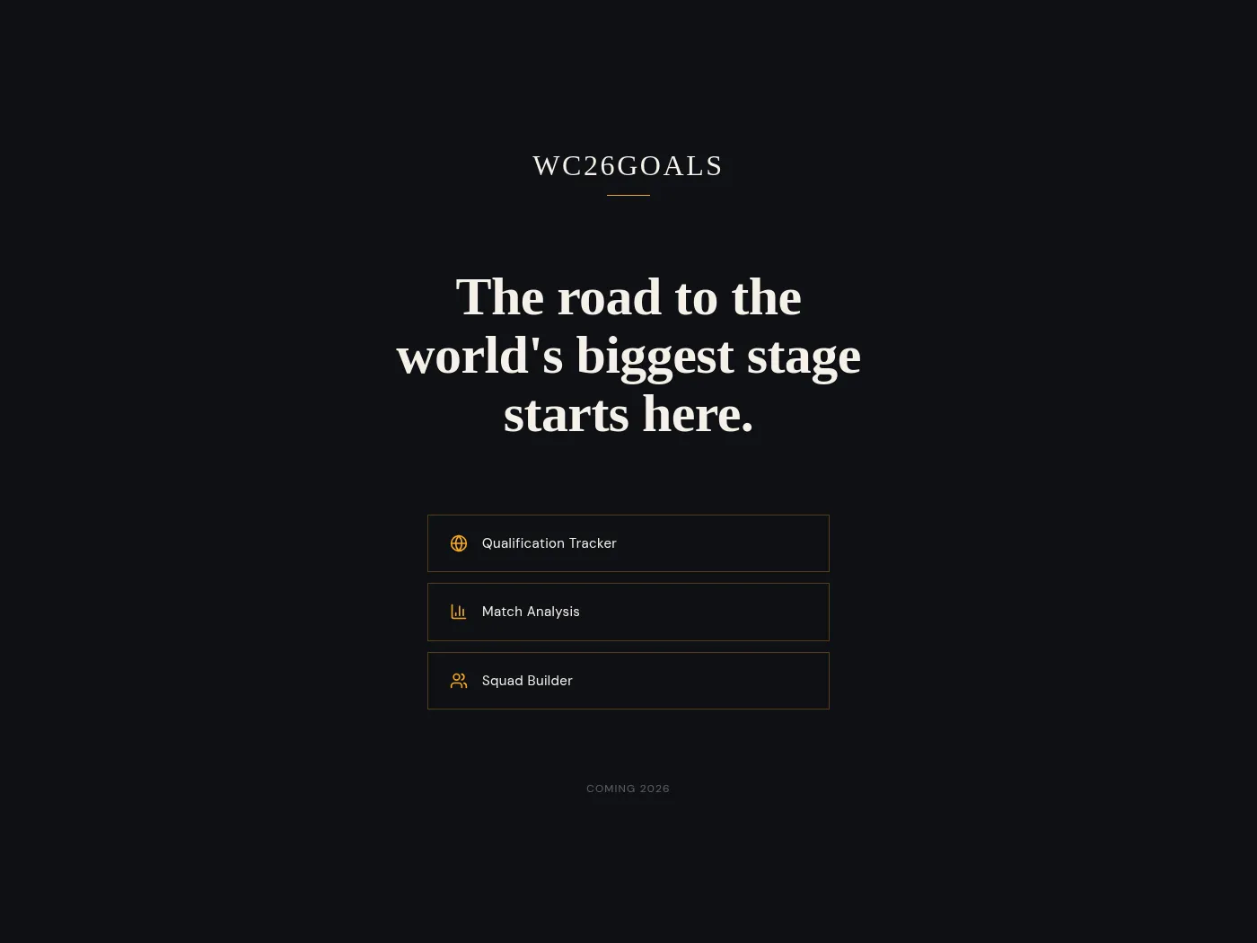WC26Goals Editorial Landing