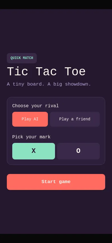 Tic Tac Toe Fun