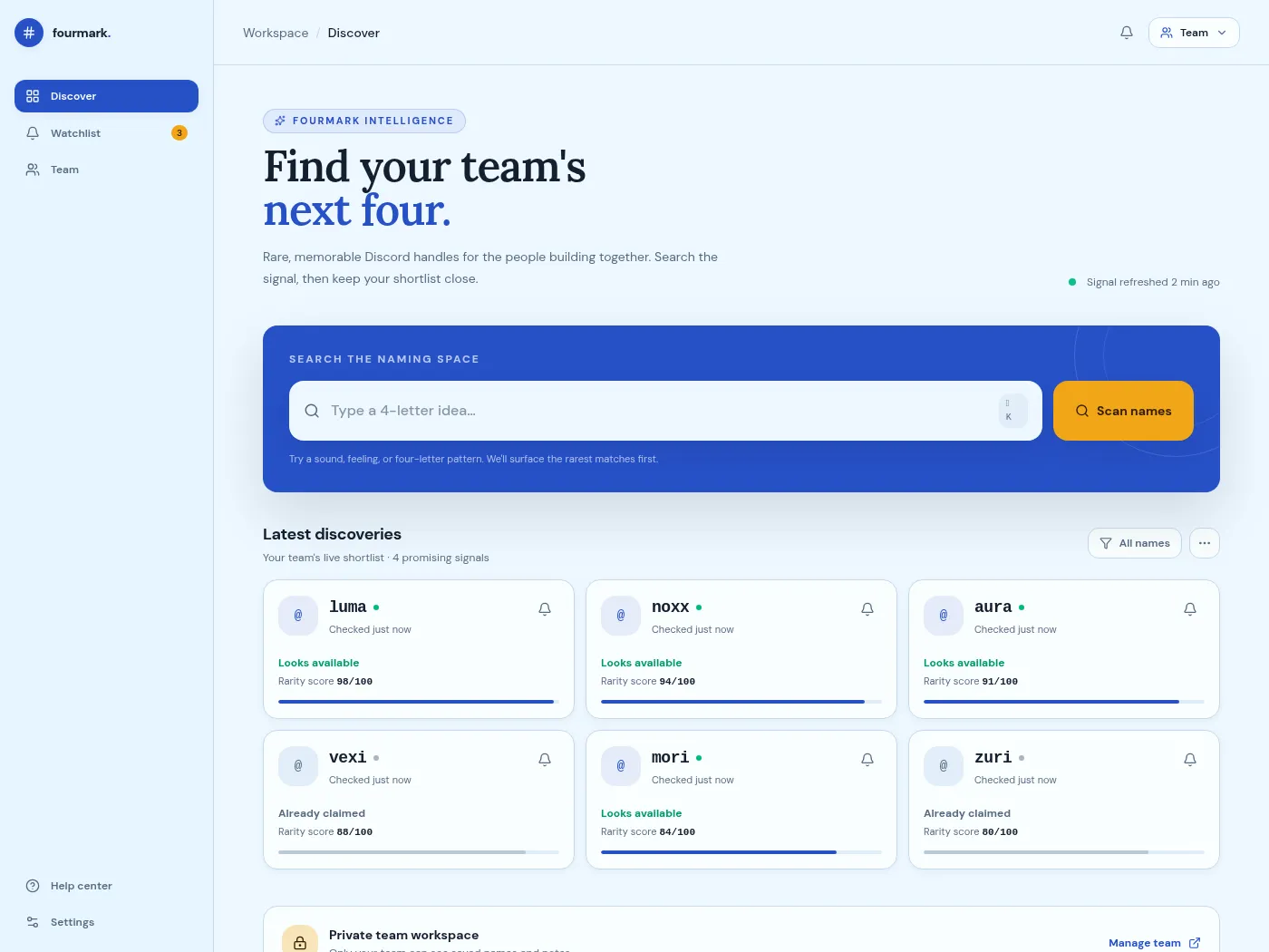 Discord Name Finder