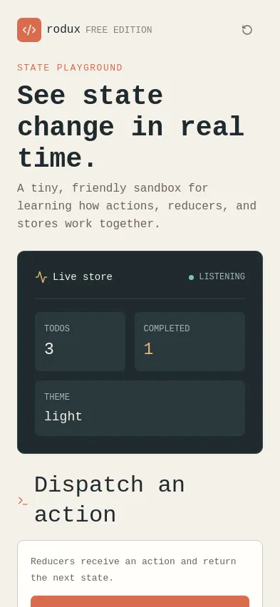 Rodux Free Edition