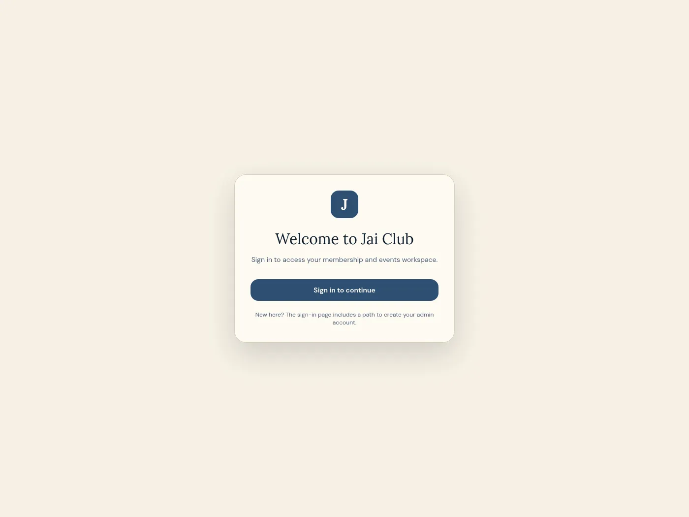 Jai Club Panel