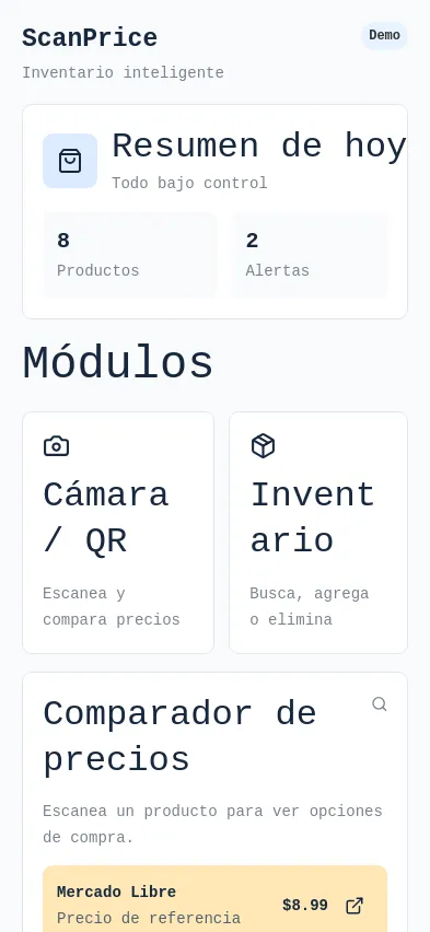 ScanPrice Inventory App