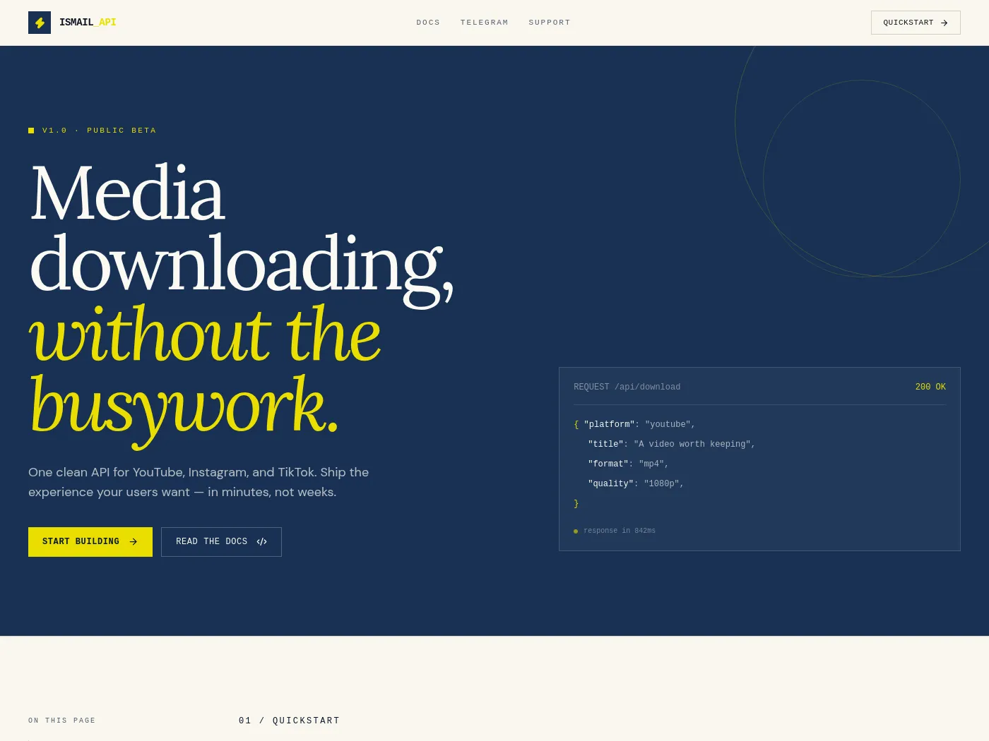 Social Media Downloader API