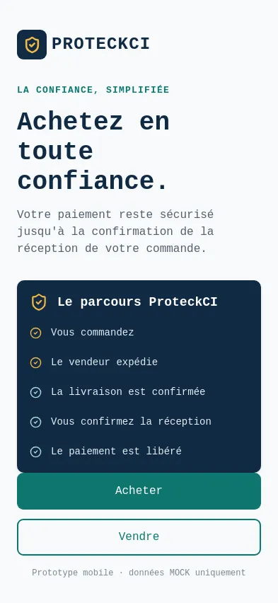 ProteckCI Mobile Prototype
