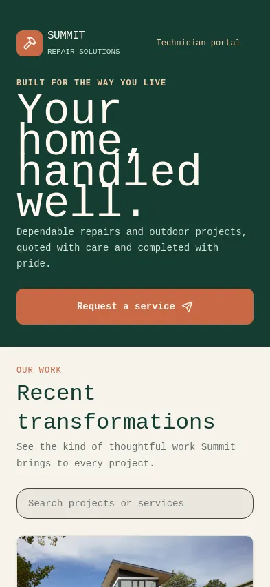 Summit Repair Connect