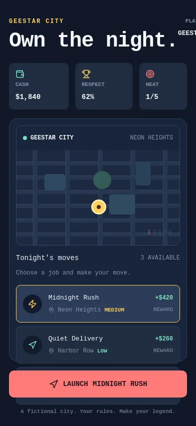 Geestar Game
