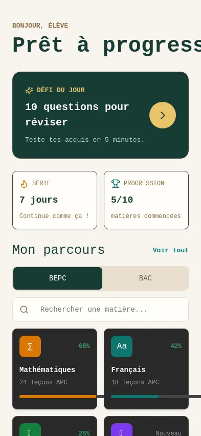 BEPC & BAC Togo Prep