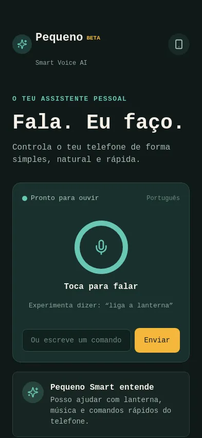 Pequeno Smart Voice AI
