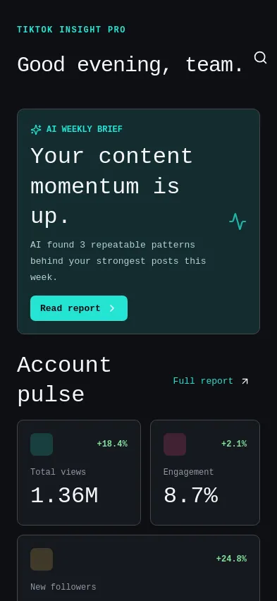 TikTok Insight Pro
