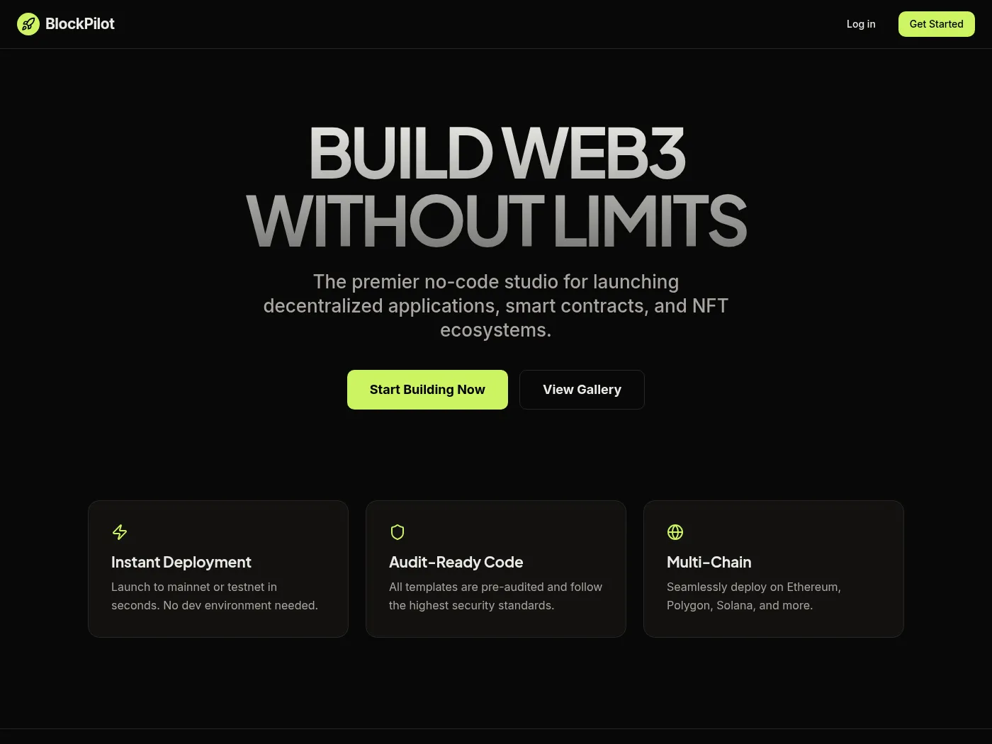 BlockPilot Web3 Studio