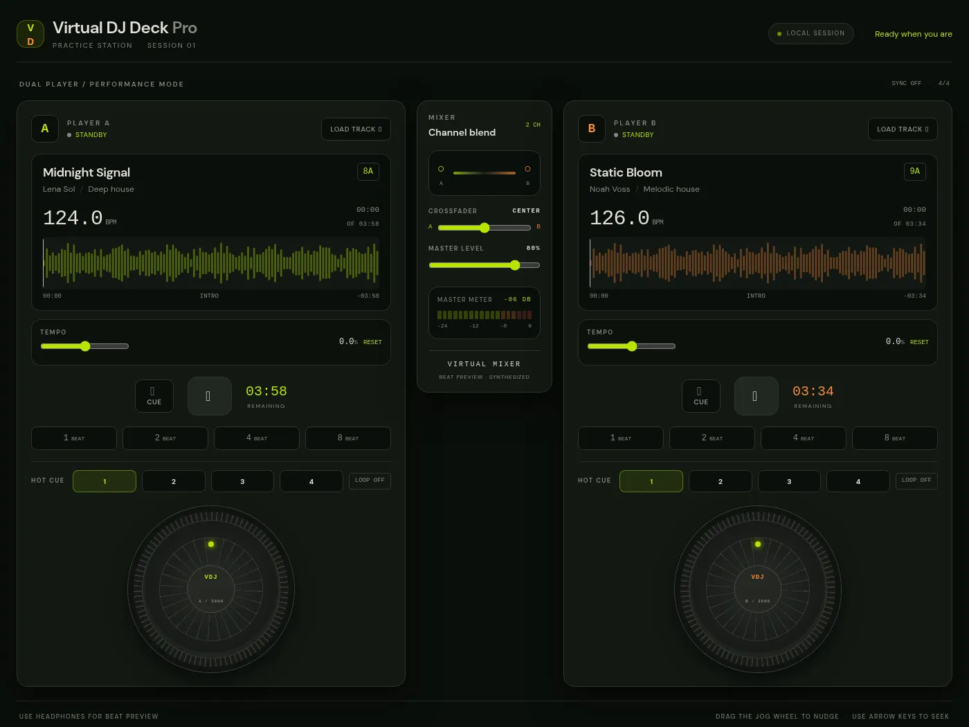 Virtual DJ Deck Pro