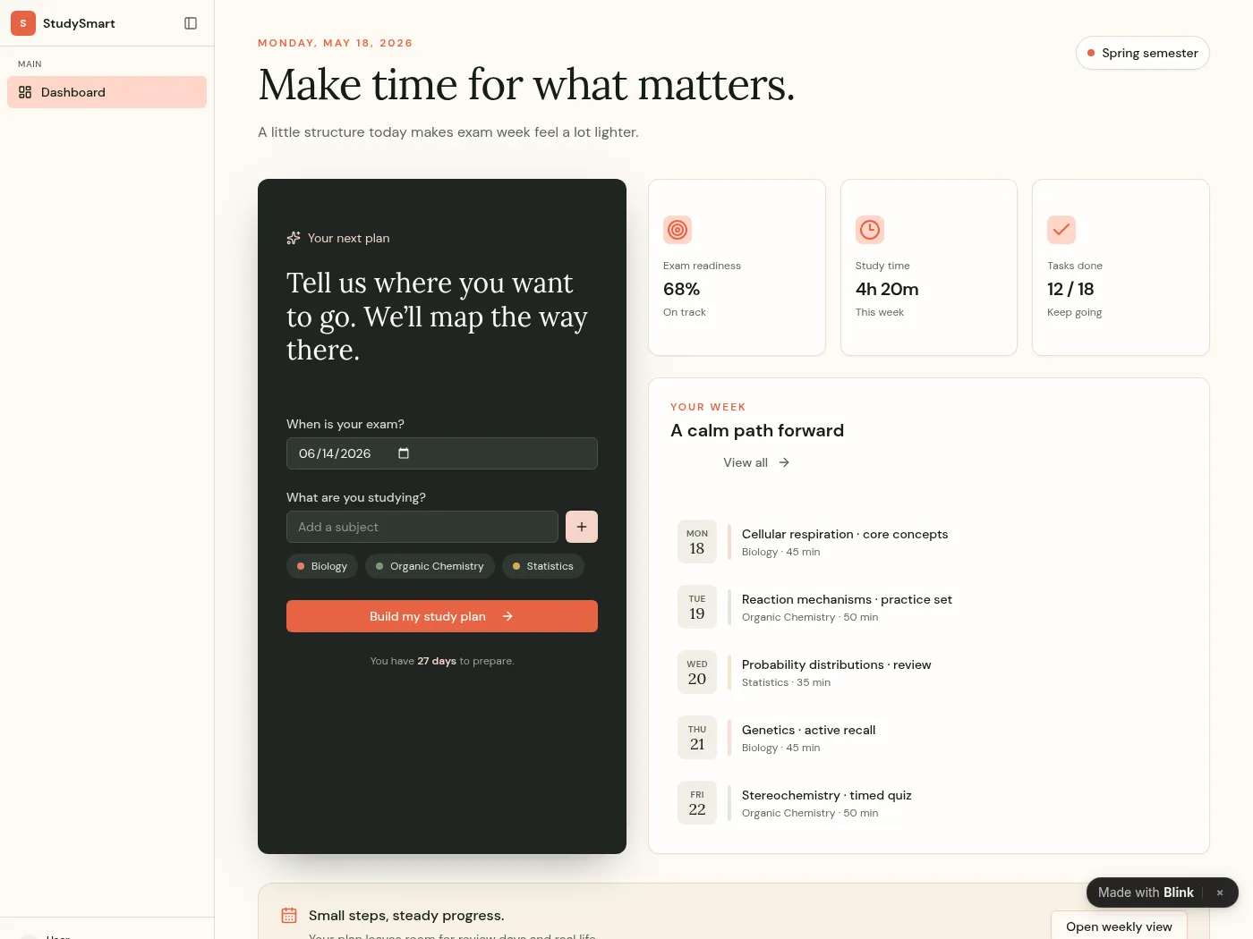 StudySmart AI Planner