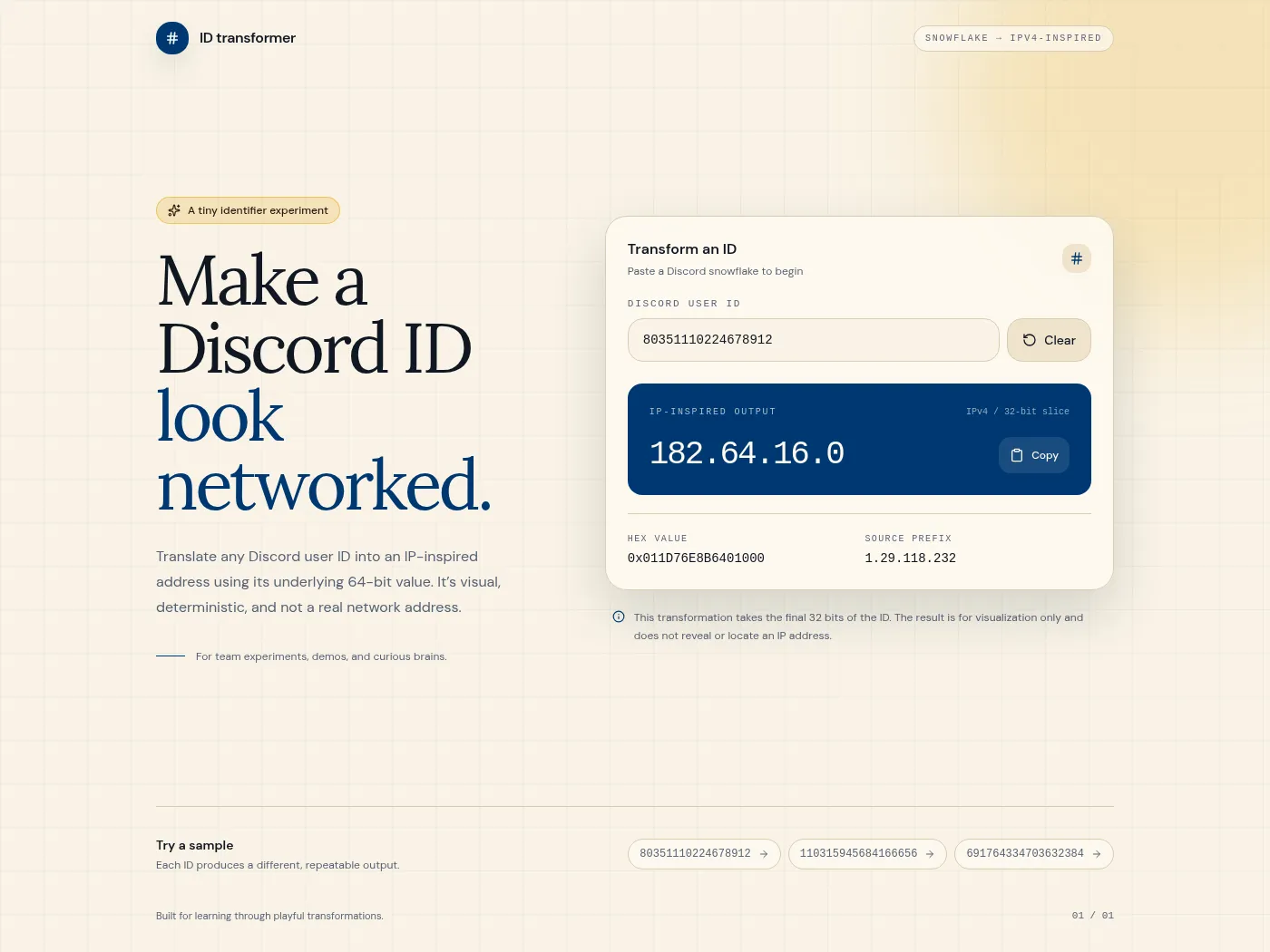Discord ID Transformer
