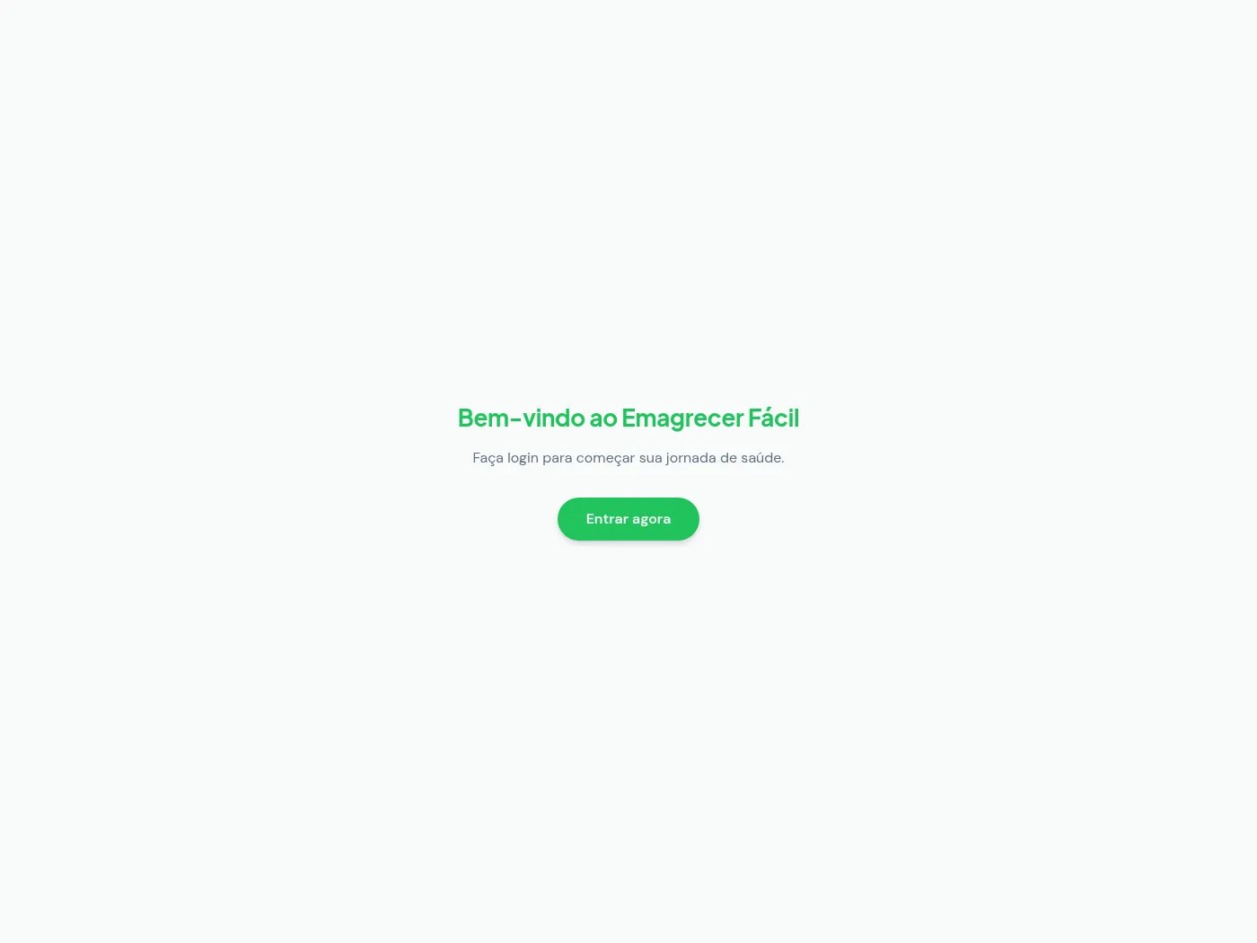 Emagrecer Fácil Dashboard