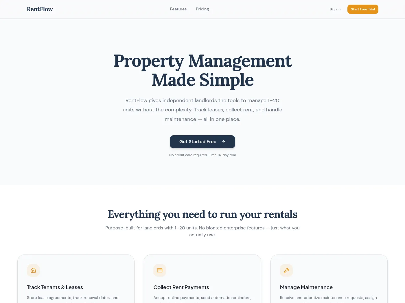 RentFlow Manager