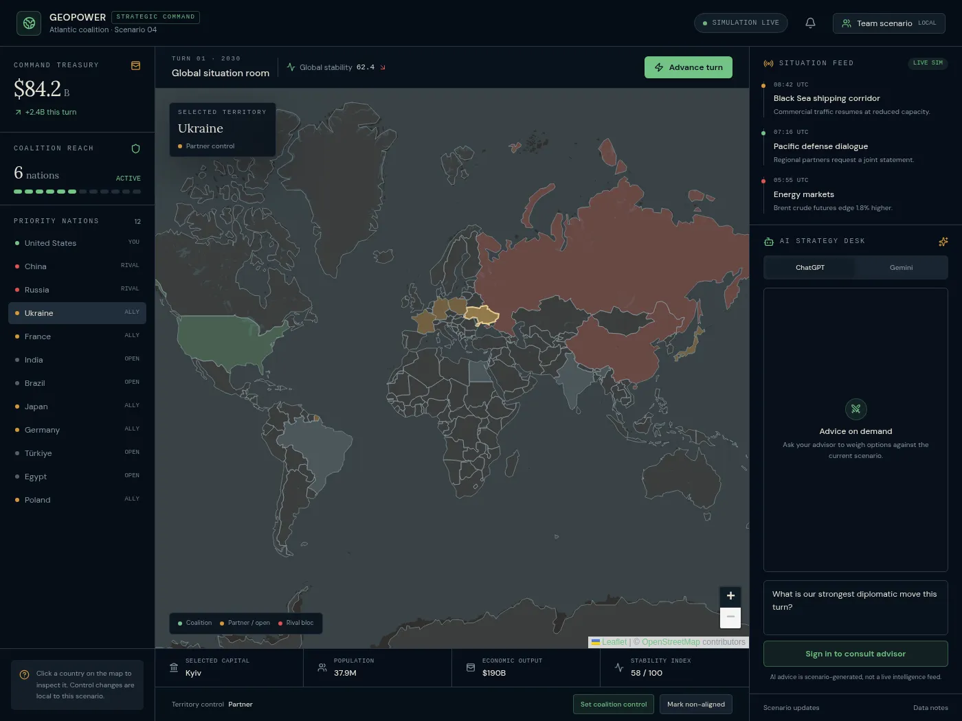 GeoPower Simulator