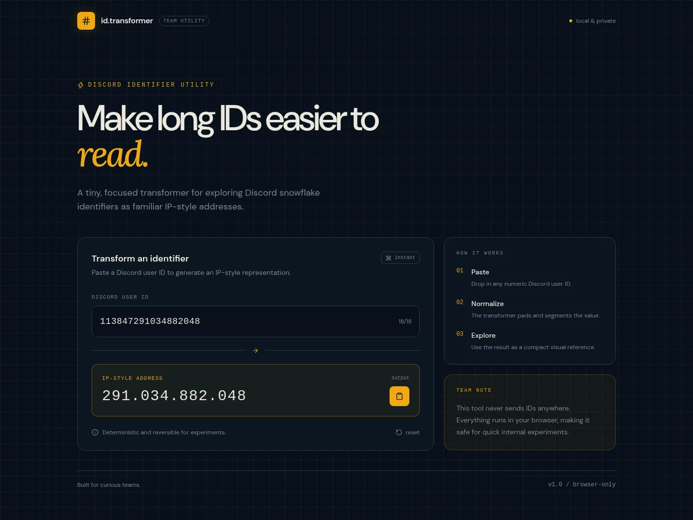 Discord ID Transformer