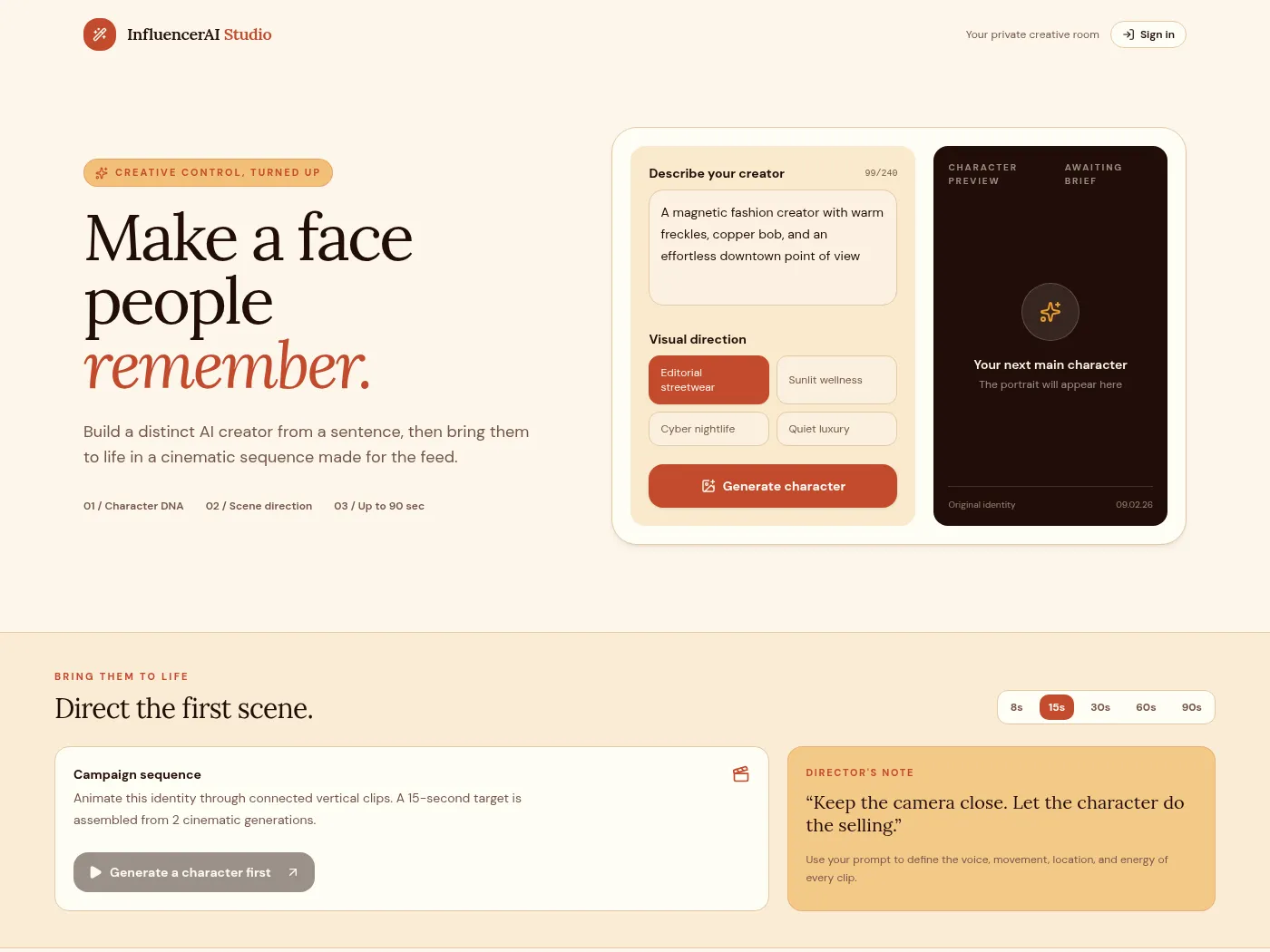 InfluencerAI Studio