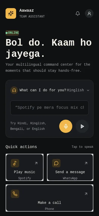 Polyglot Voice Assistant