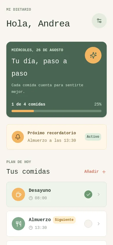Dietario Reminder App