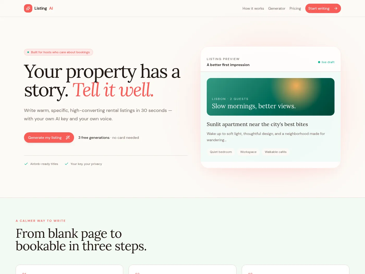 ListingAI SaaS Generator