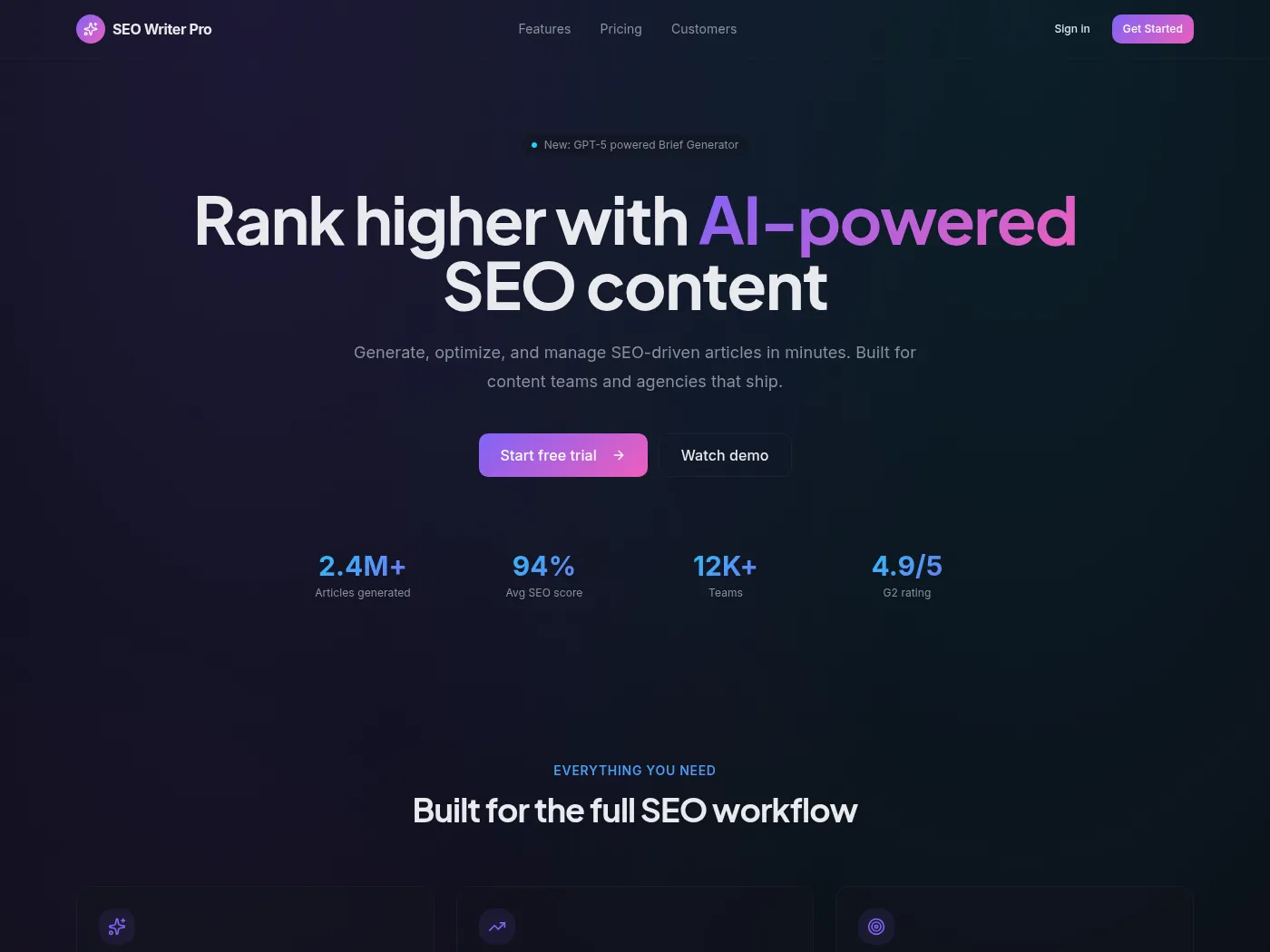 AI SEO Writer Pro