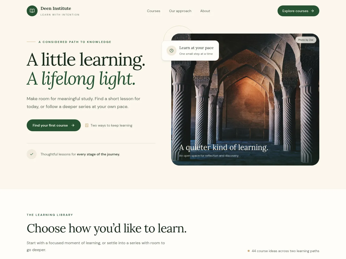 Deen Institute e-Learning