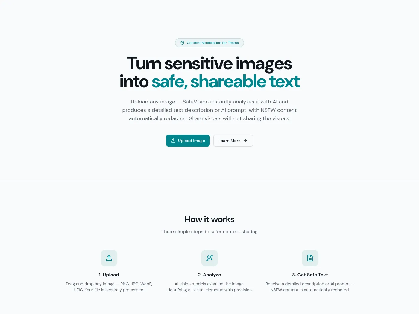 SafeVision Textifier