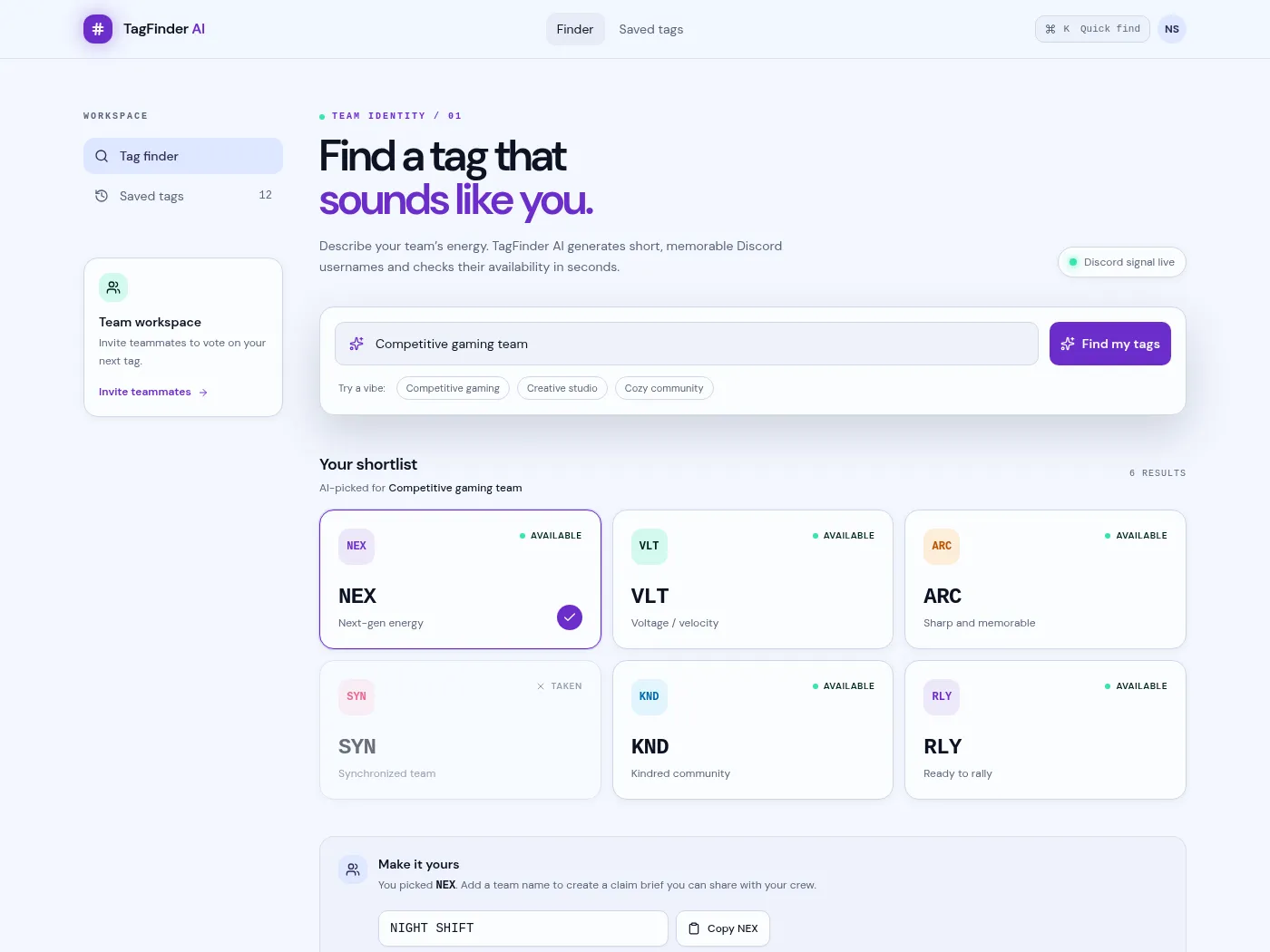 TagFinder AI