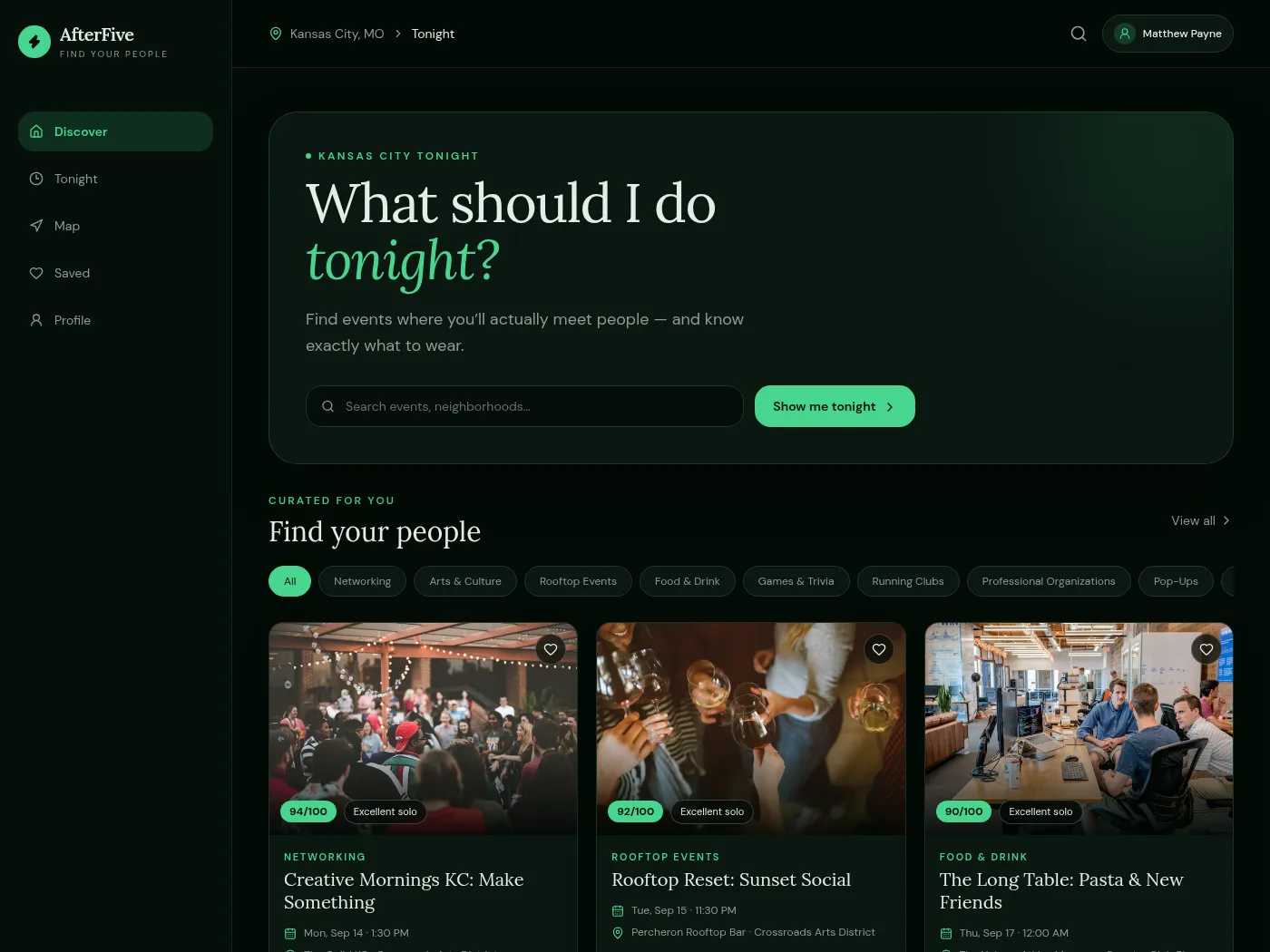 AfterFive: Social Events & Style
