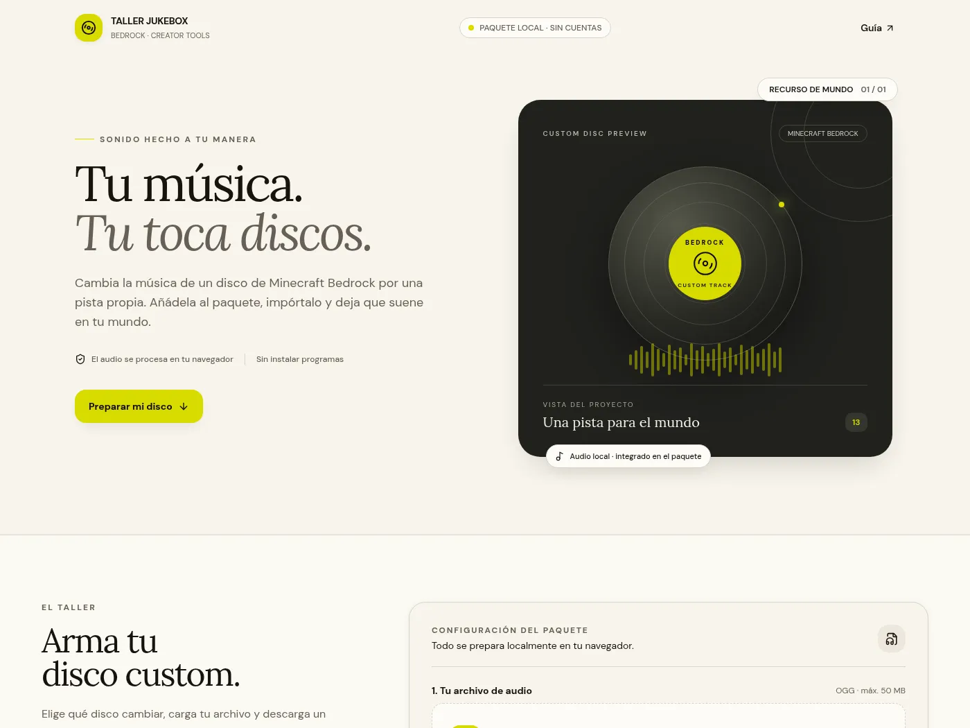 YouTube Music Disc Addon