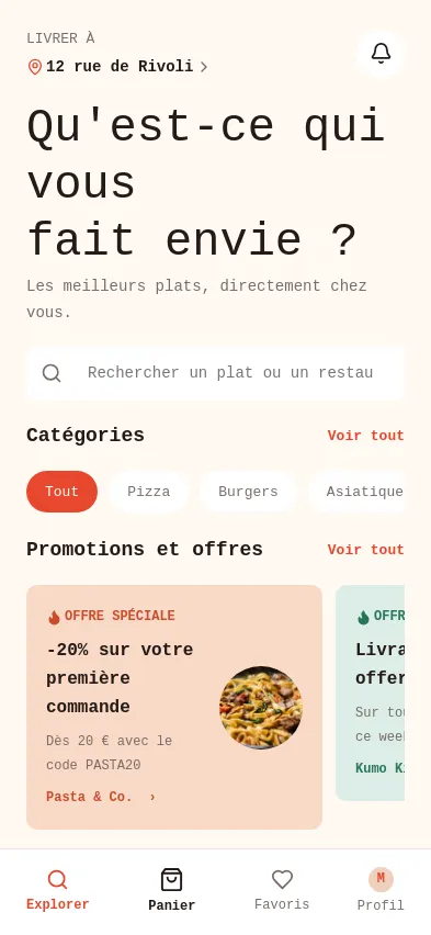 QuickBite Delivery App