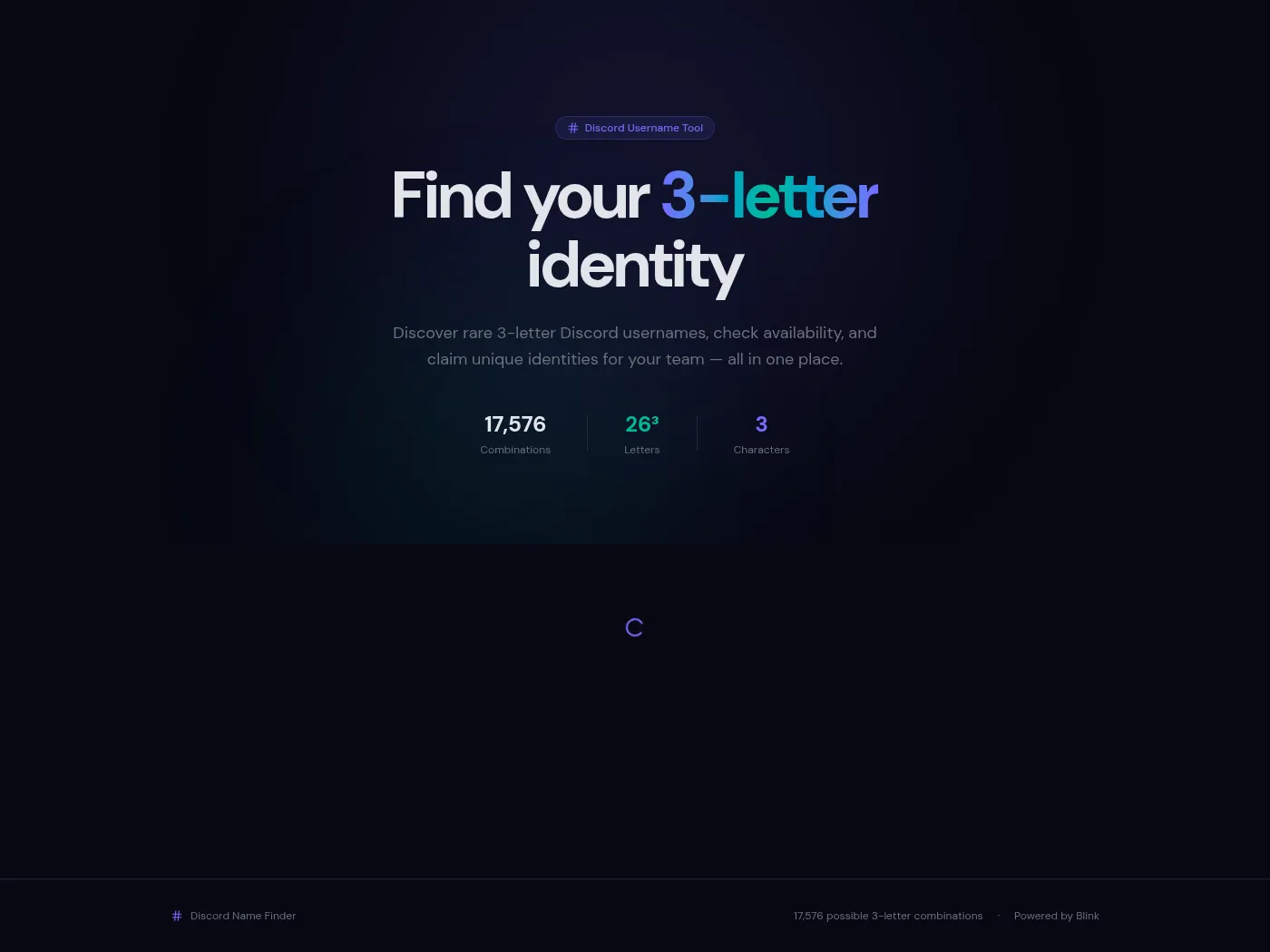 Discord Name Finder