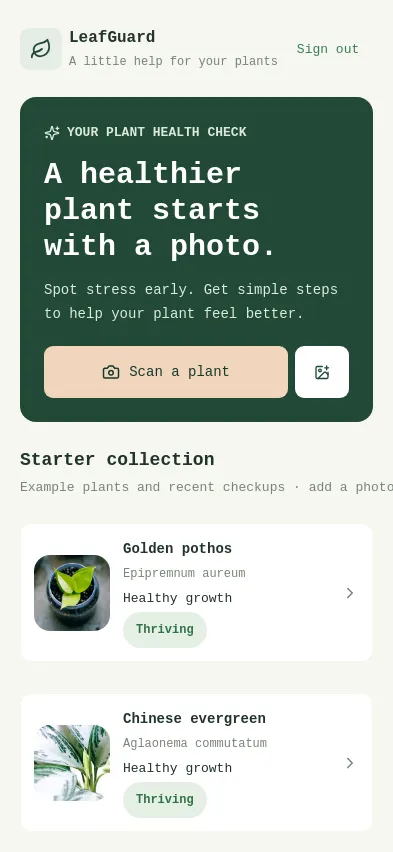 LeafGuard AI