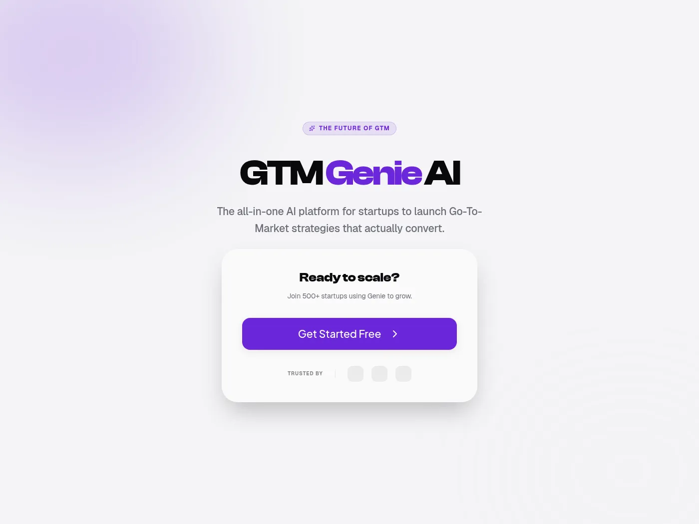 GTM Genie AI Platform