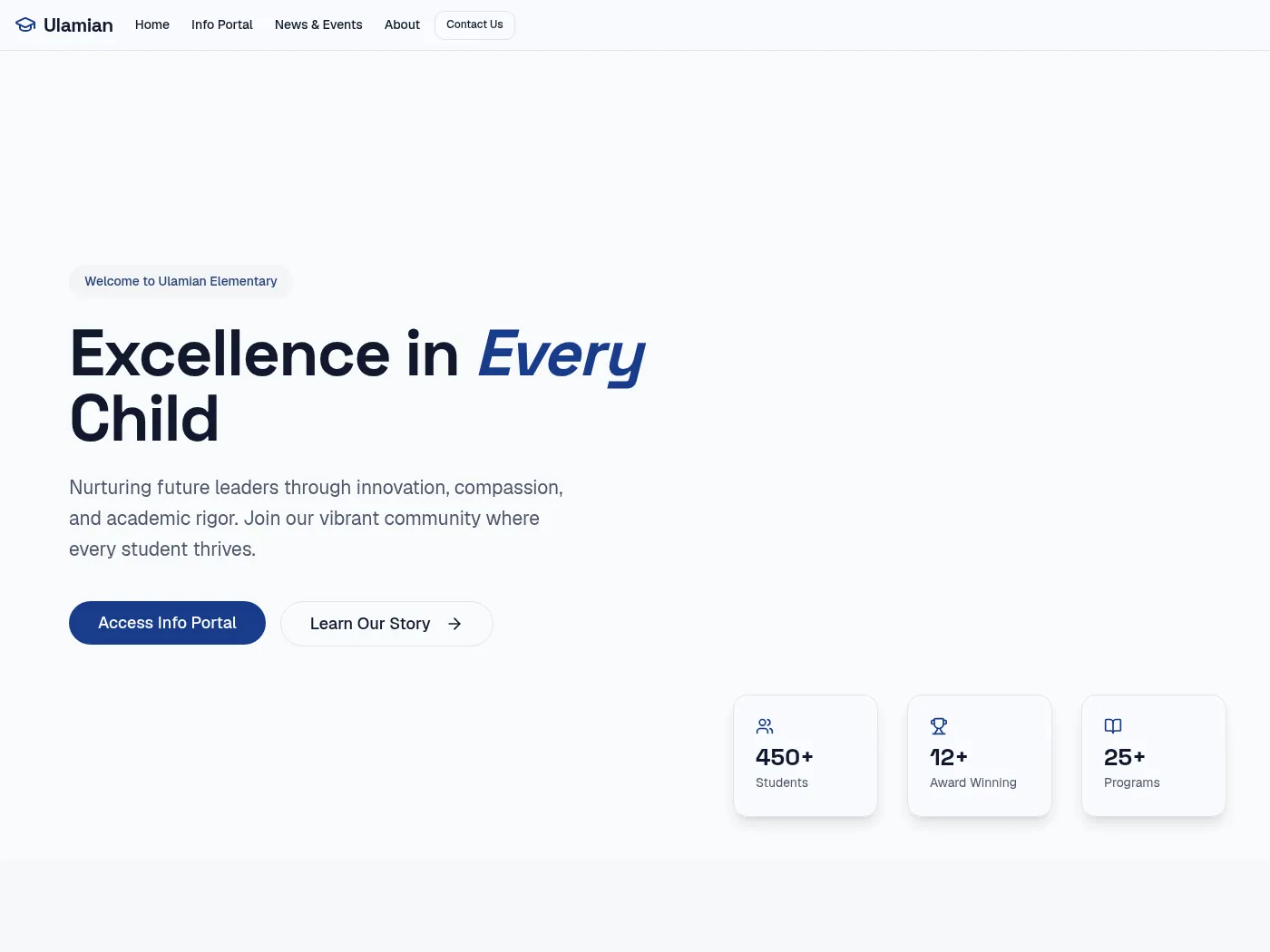 Ulamian School Website
