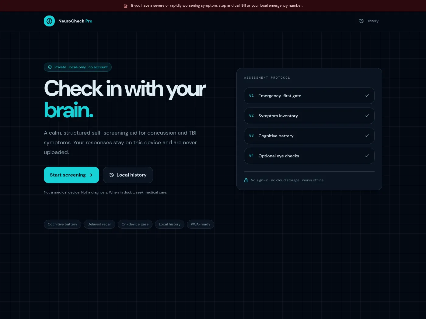 NeuroCheck Pro