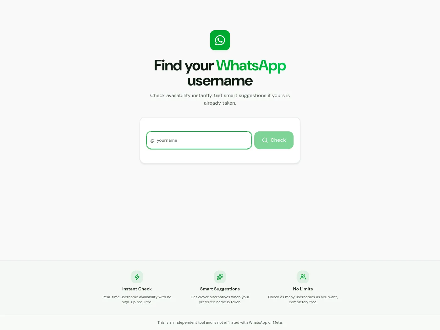 WhatsApp Username Finder