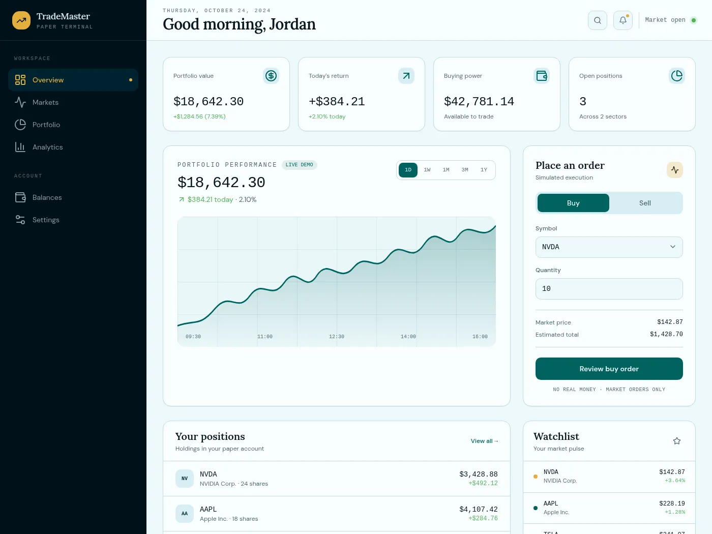 TradeMaster App