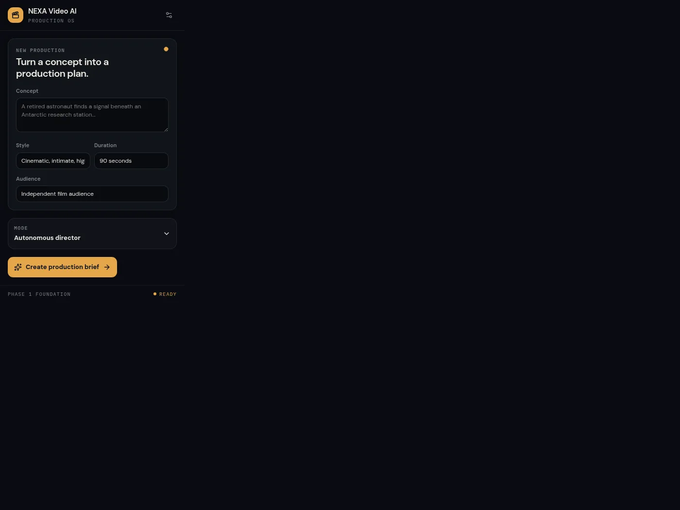 NEXA Video AI OS