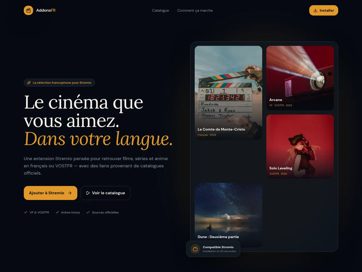 Stremio Addons FR Streaming