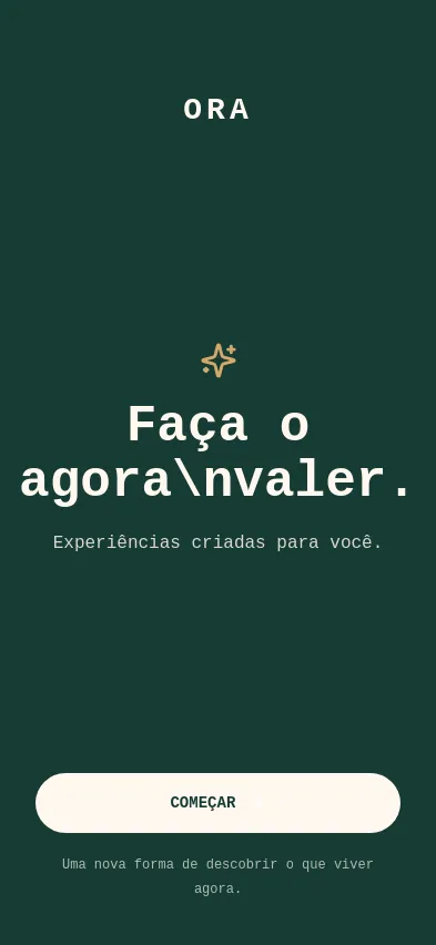 ORA - Experiências Inteligentes
